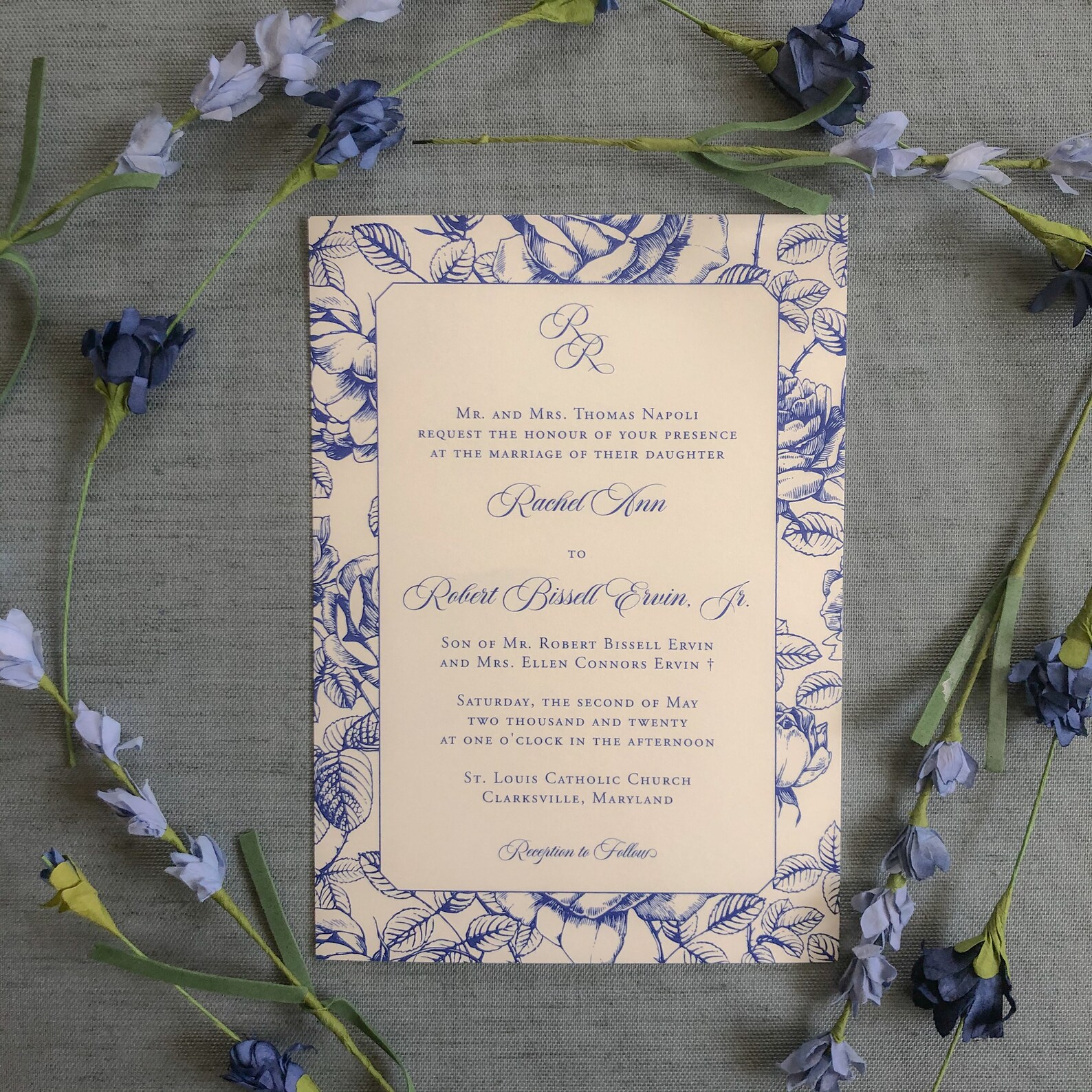 Chinoiserie Toile Sample - Etsy