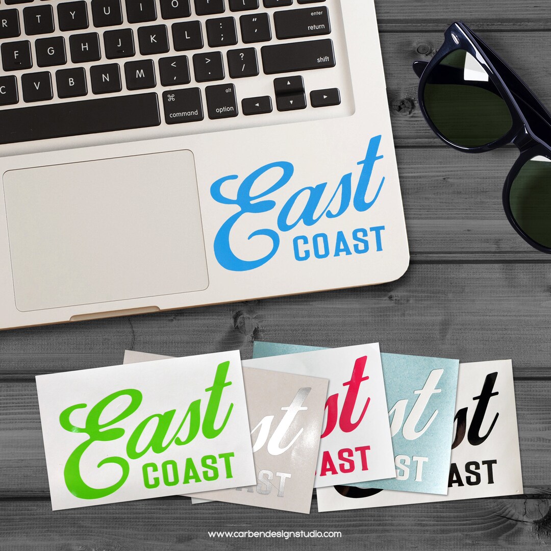 East Coast Decal. East Coast. Vinyl Decal. Car Decal. Wall - Etsy