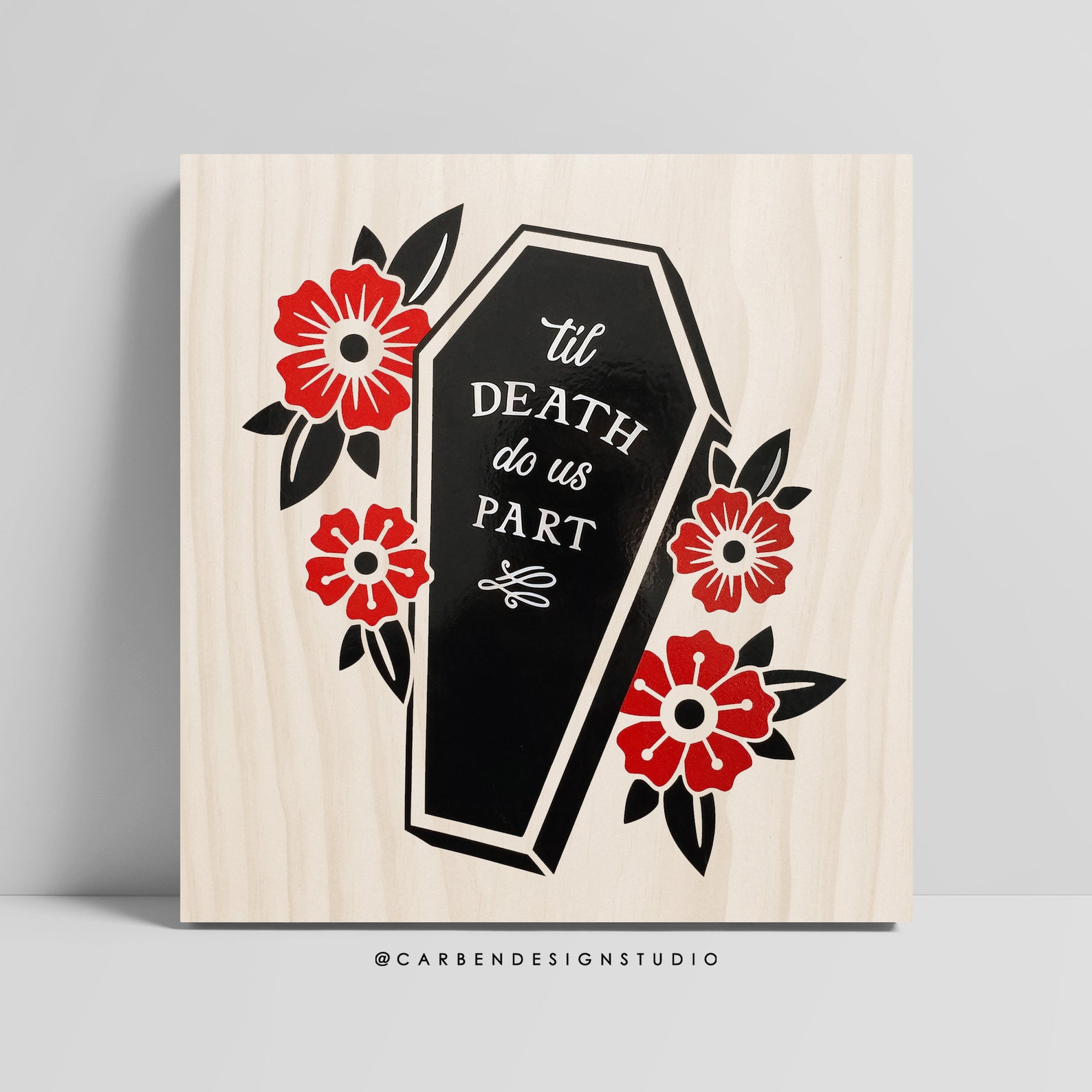 Til Death Do Us Part Sign. Until Death Do Us Part. Coffin - Etsy