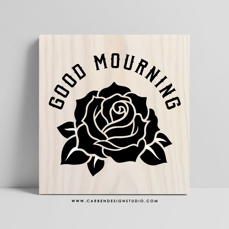 Good Mourning Sign. Good Mourning. Horror Sign. Horror Decor. - Etsy