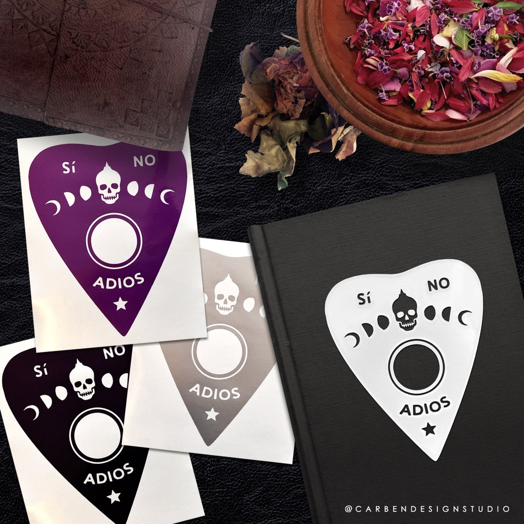 Planchette Decal. Ouja Mori. Creepy Decal. Gothic Decal. Spirit Board ...
