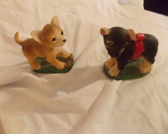 Resin dog figurine | Etsy