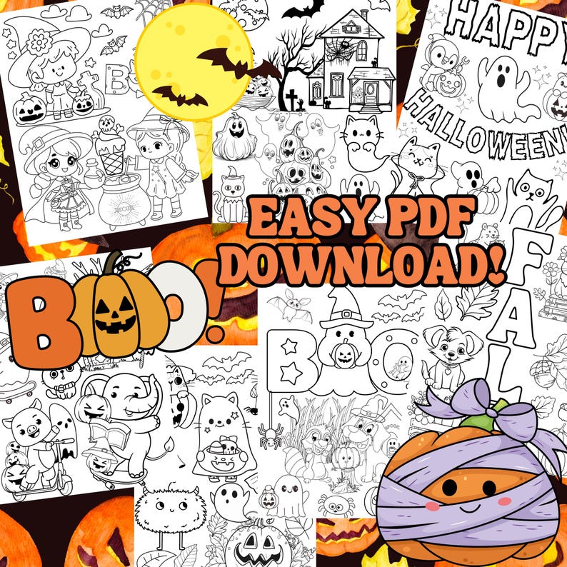 Halloween Coloring Pages Ghost Cat Coloring Pages Halloween Coloring ...