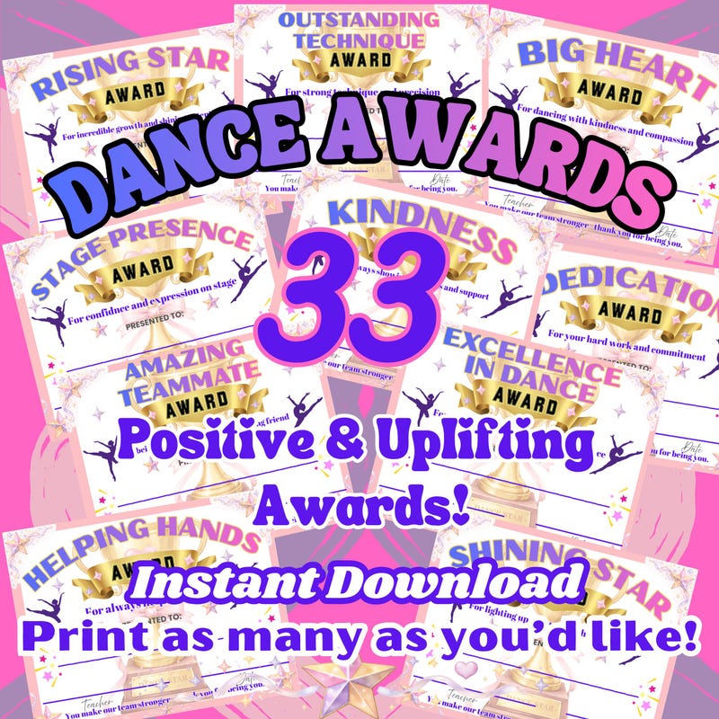 Superlative Awards for Dance - Etsy
