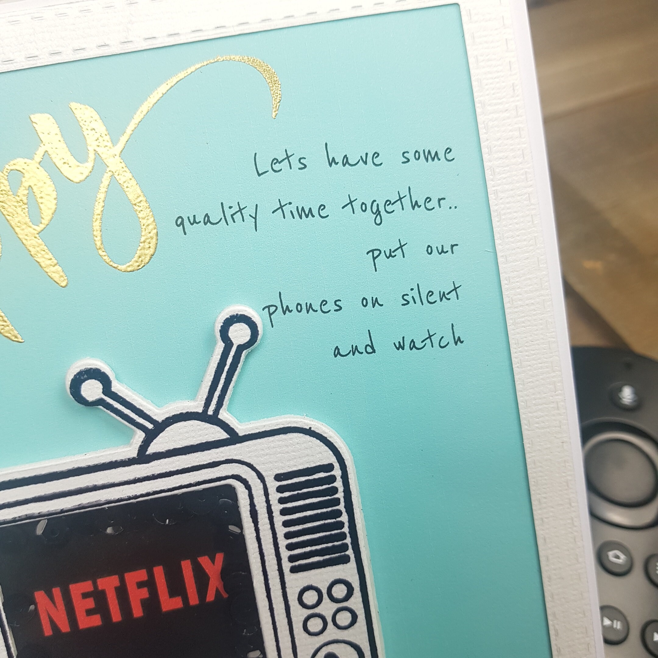 Happy Anniversary/ Happy Birthday Netflix Card. Watch Netflix - Etsy
