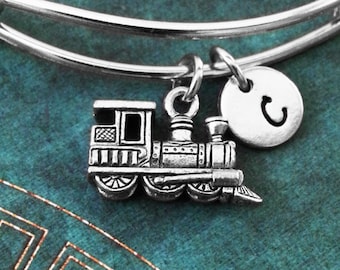 Train Charm Bracelet | Etsy