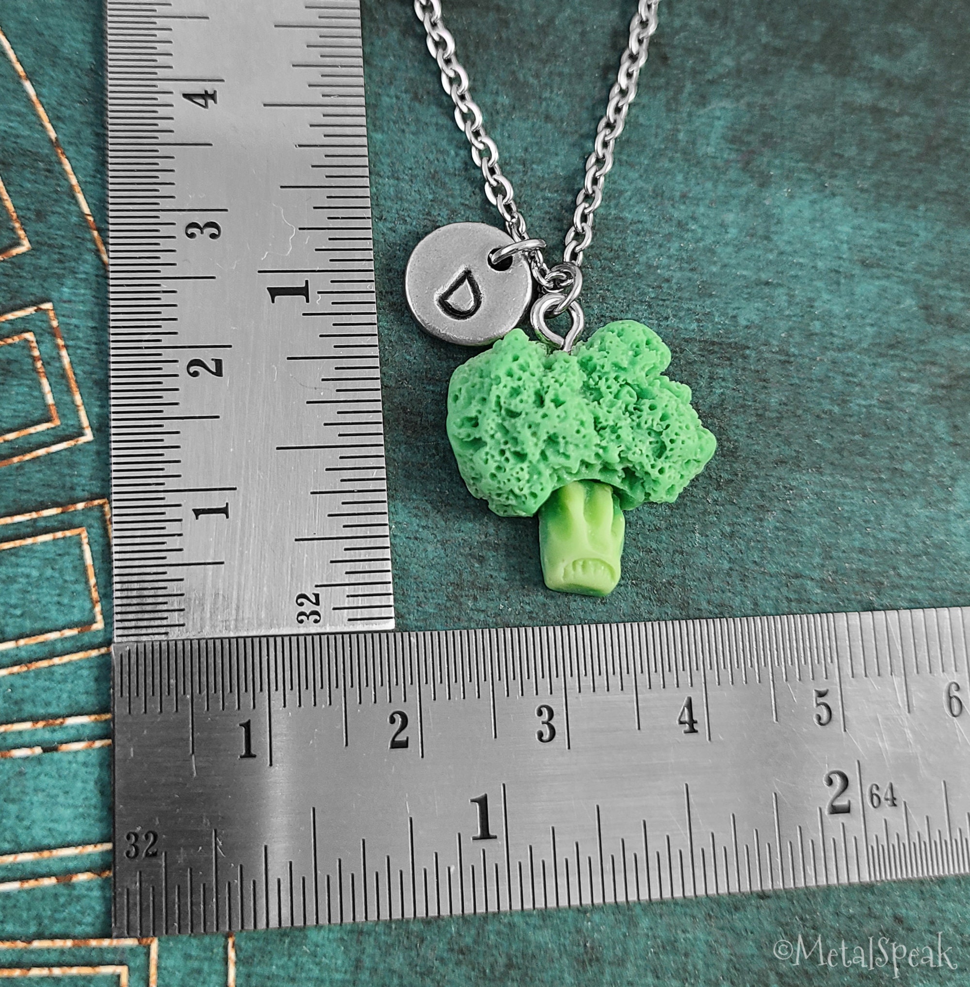 Broccoli Bangle Bracelet Broccoli Bracelet Vegetable Jewelry Broccoli ...