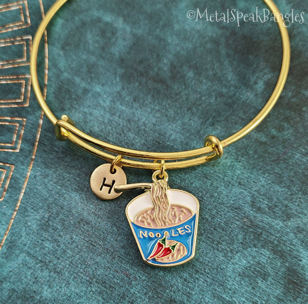 Ramen Bangle Bracelet Ramen Bracelet Spicy Ramen Noodles Bracelet Ramen ...