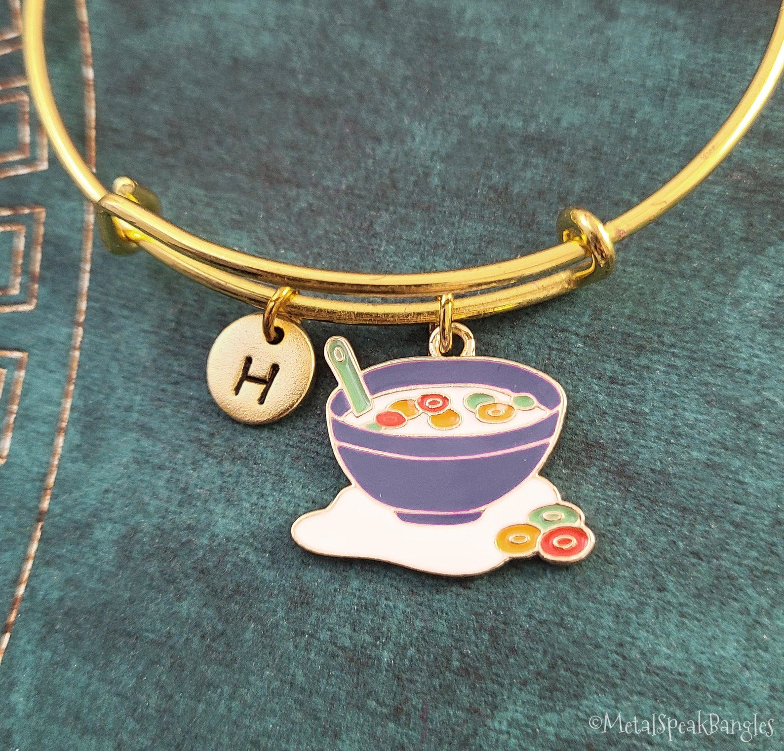 Cereal Bangle Bracelet Fruity Cereal Bracelet Cereal Jewelry Loops ...
