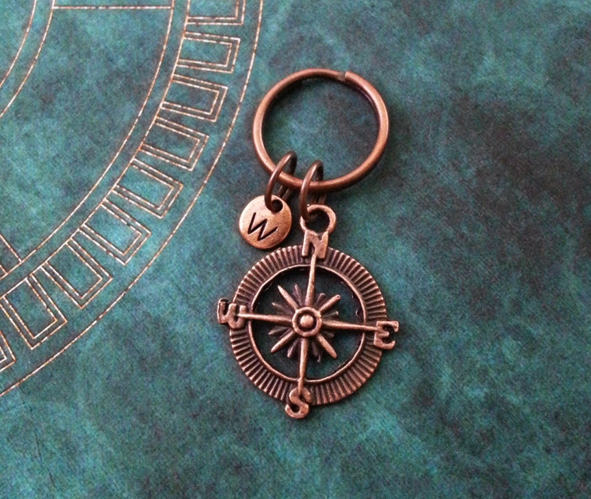 Compass Bangle Copper Compass Bracelet Bangle Bracelet Compass | Etsy