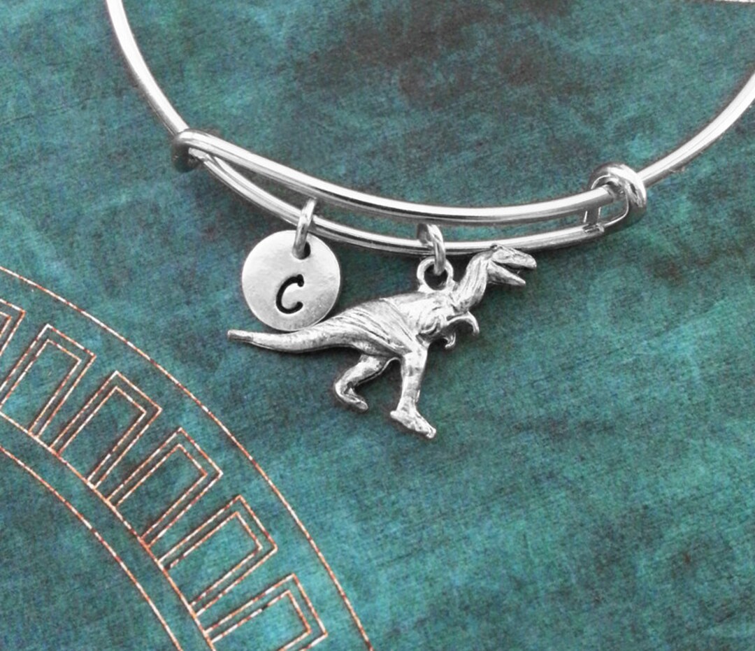 T-rex Bangle Bracelet Dinosaur Bangle Dinosaur Bracelet Trex Jewelry ...