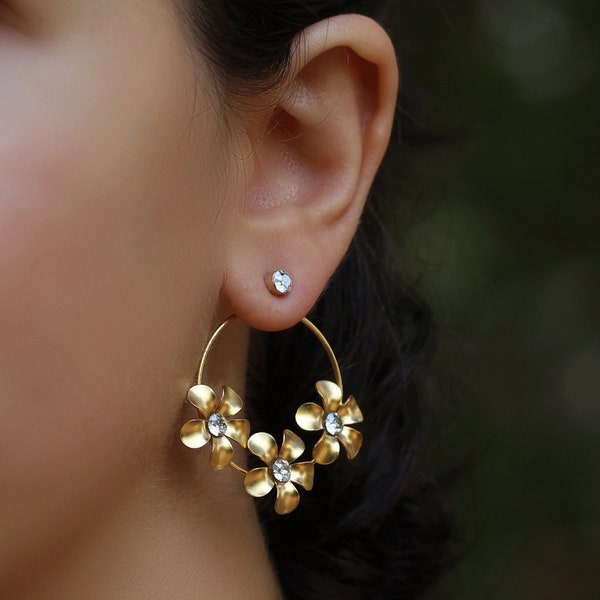 Front Back Earrings - Etsy