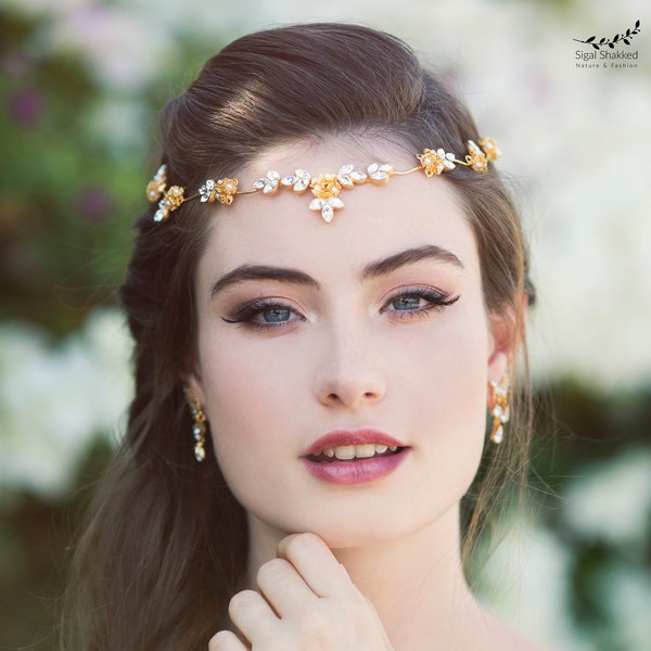 Bridal Forehead Band - Etsy