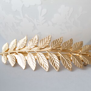 Greek Goddess Hair Clip Leaf Head Clip Leaf Headpiece - Etsy