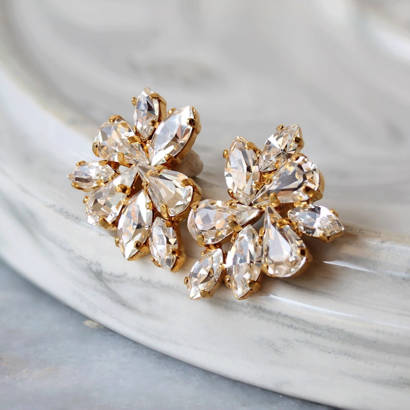 Cluster Earrings - Etsy