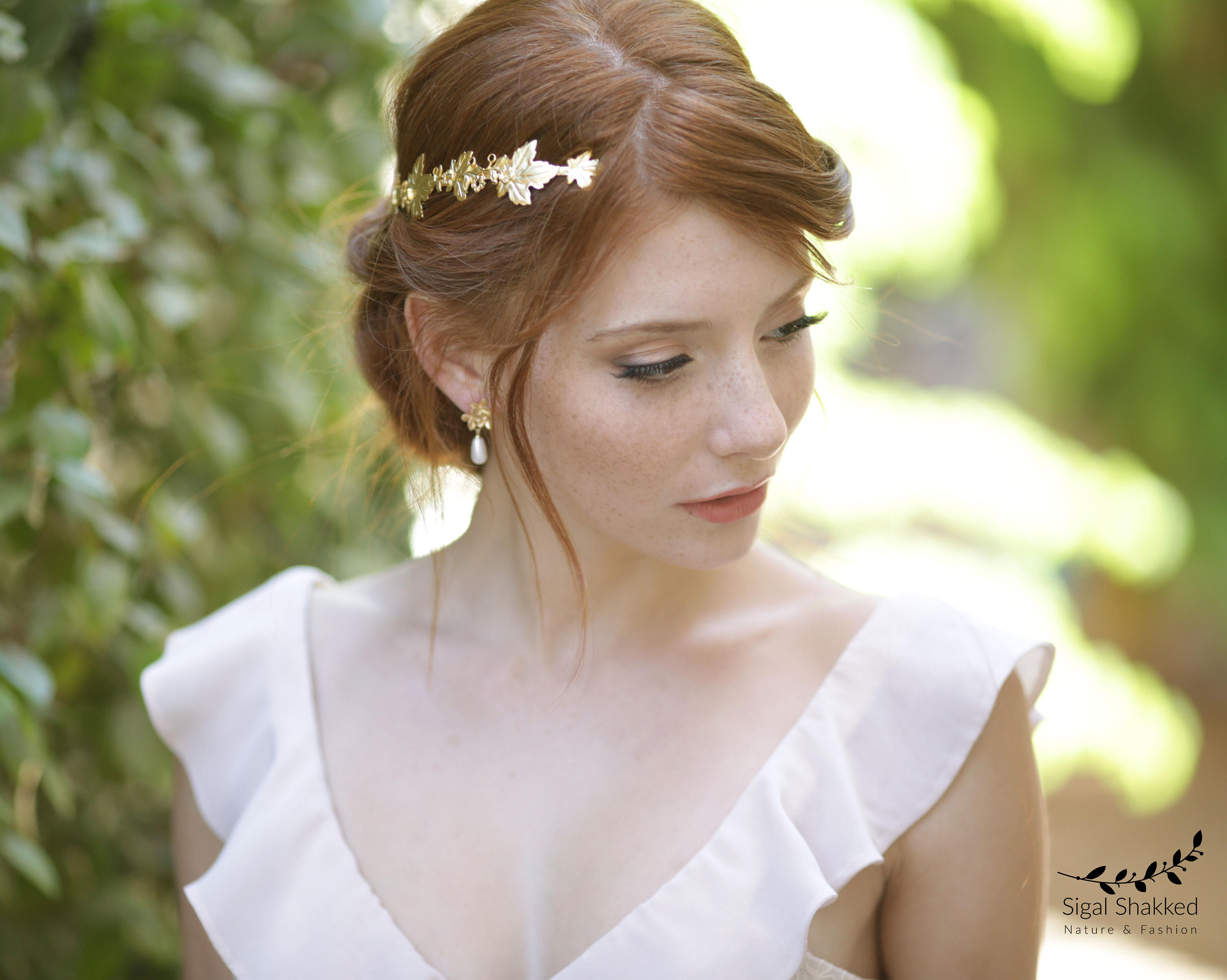 Greek Headband, Goddes Crown, Greek Tiara, Hair Jewelry, Bridal Jewelry ...