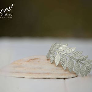 Silver Arm Band, Silver Arm Cuff, Silver Arm Bangle, Greek Leaf ...
