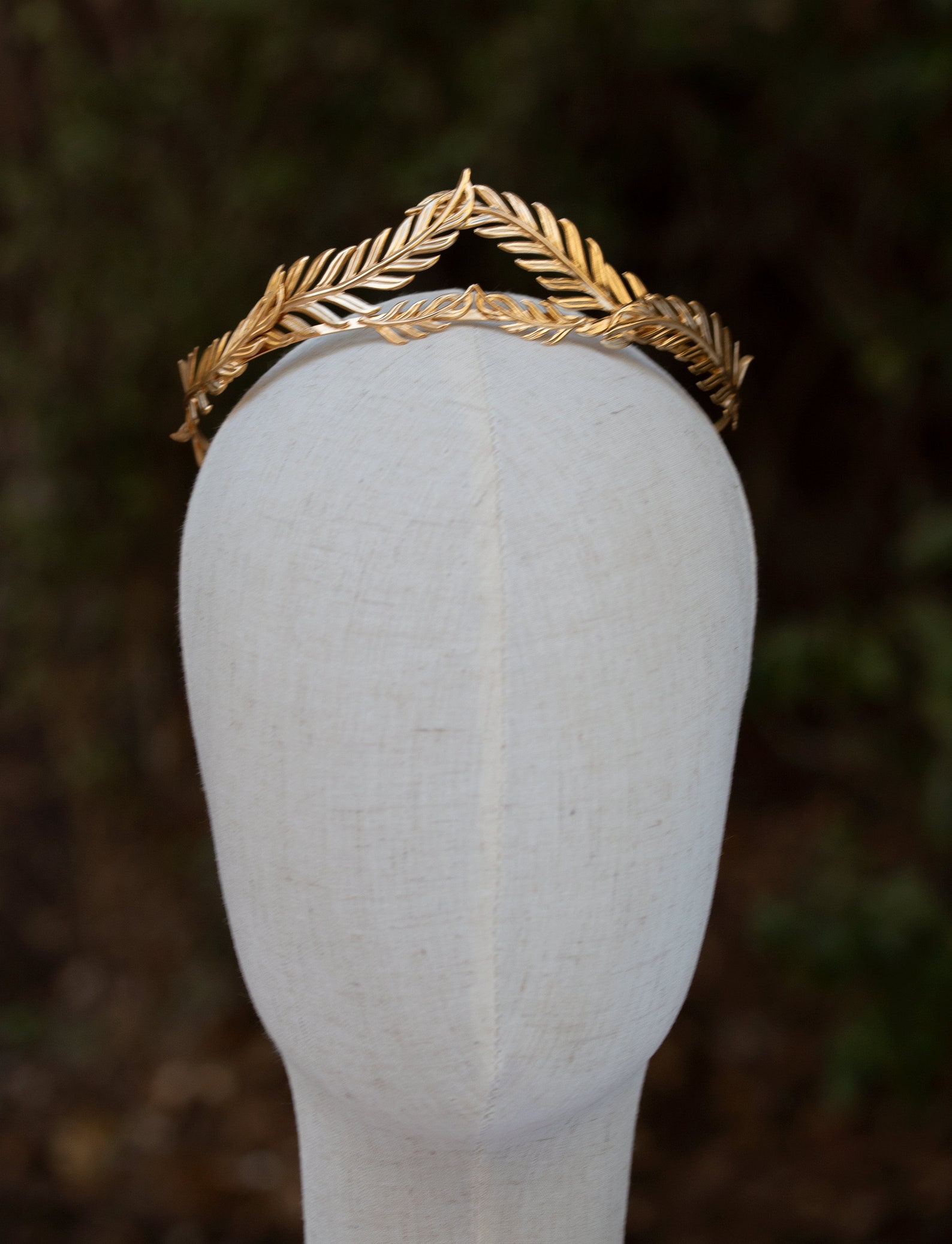 Laurel Leaf Crown Greek Goddess Hair Vine Bridal Gold Leaves - Etsy