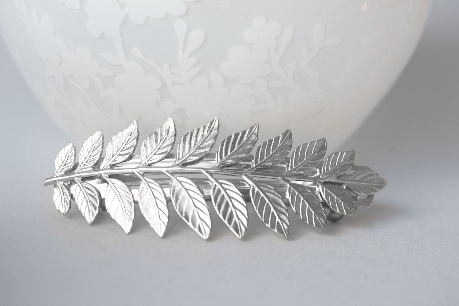 Greek Goddess Hair Clip, Leaf Head Clip, Leaf Headpiece, Romantic ...