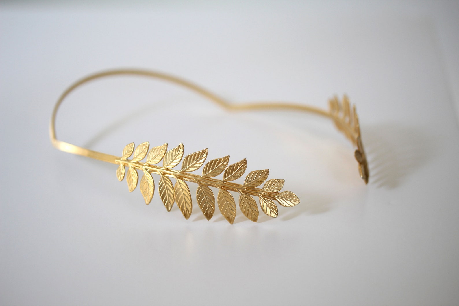 Greek Goddess Headpiece, Bridal Halo Crown, Olive Crown Headband ...