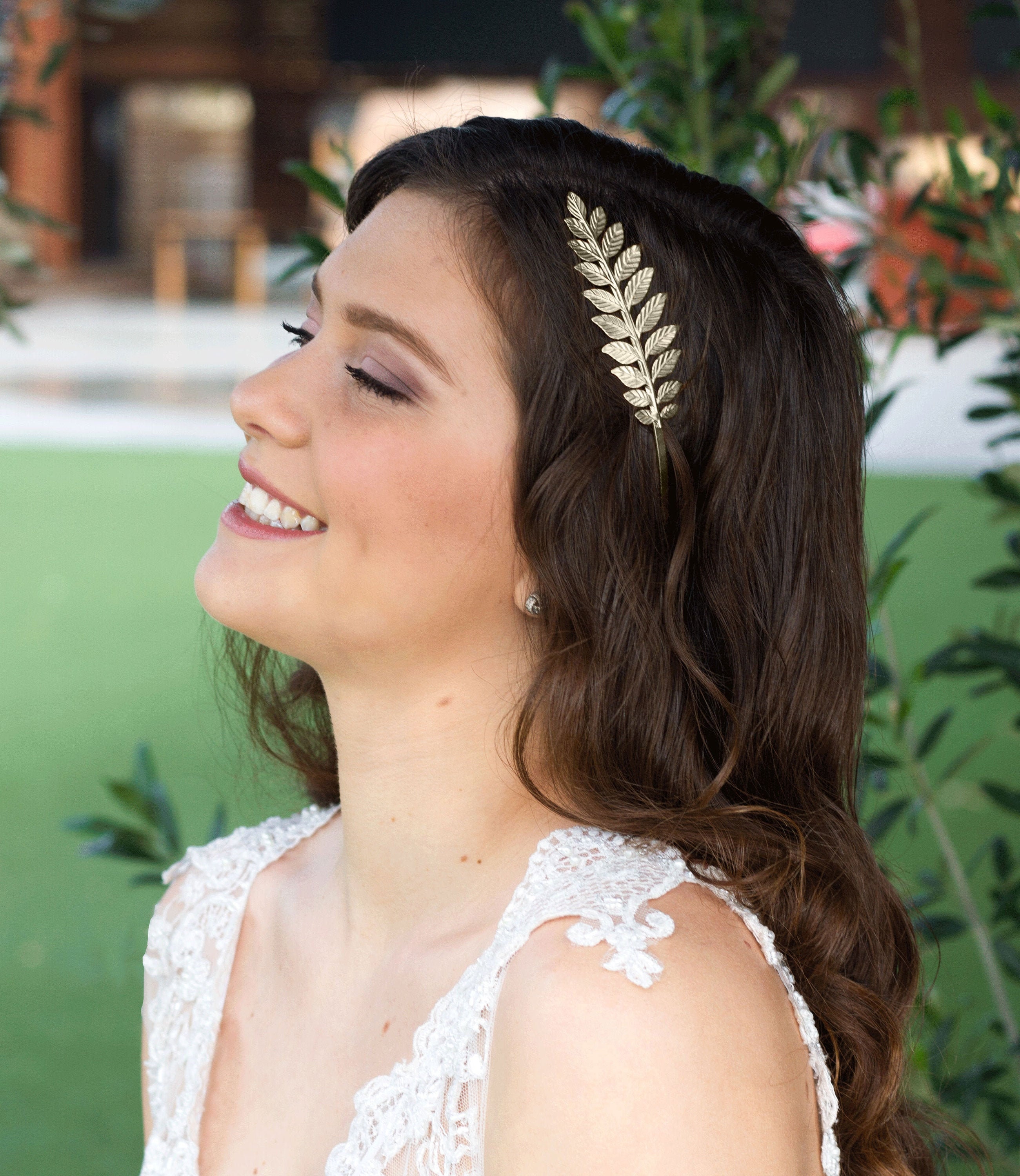 Greek Goddess Wedding Hair