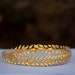 Greek Goddess Hair Vine Bridal Gold Leaves Headband Laurel - Etsy