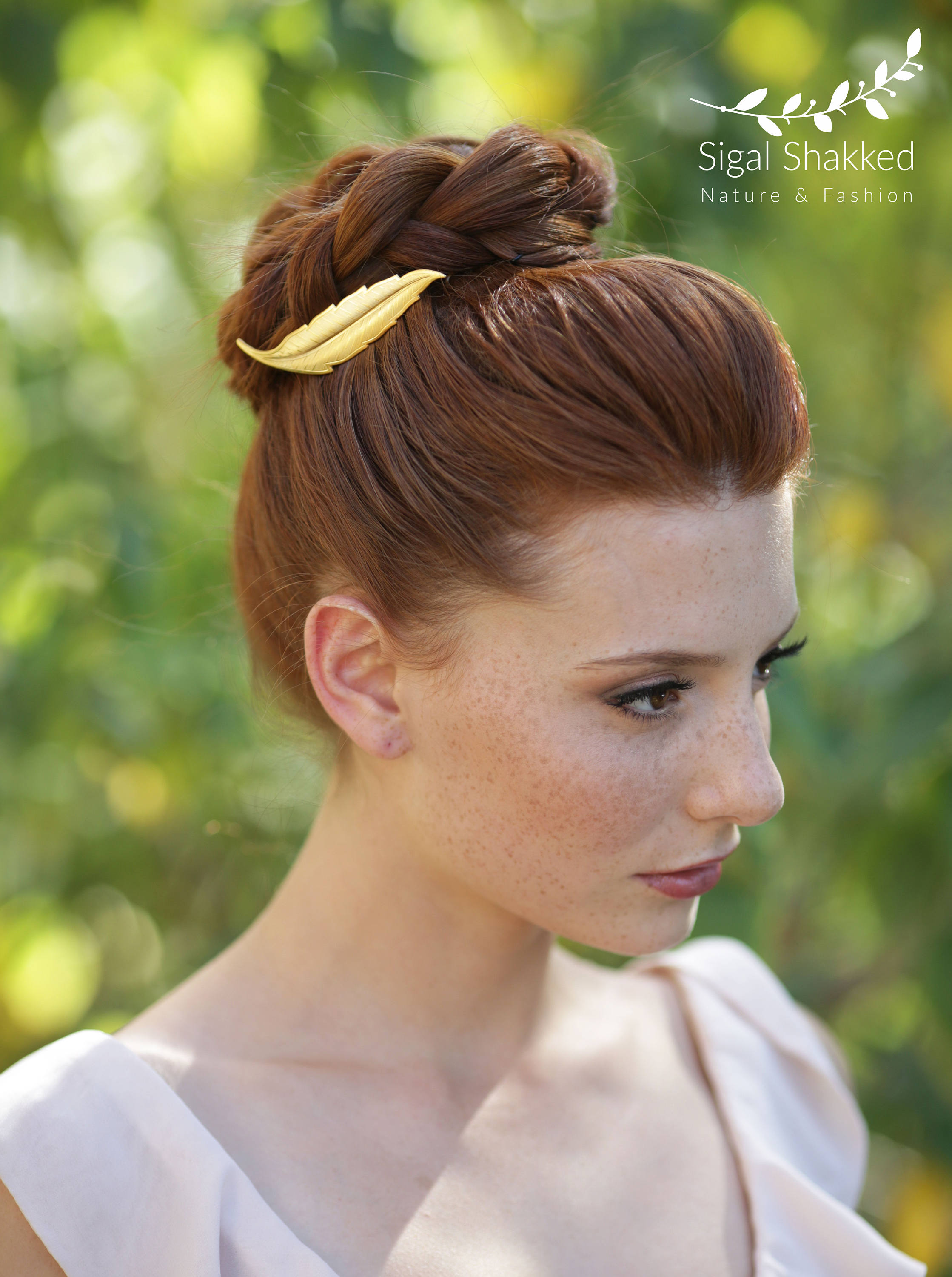 Bun Holder Bun Stick Hair Stick Hair Clip Hair Pick Leaf | Etsy