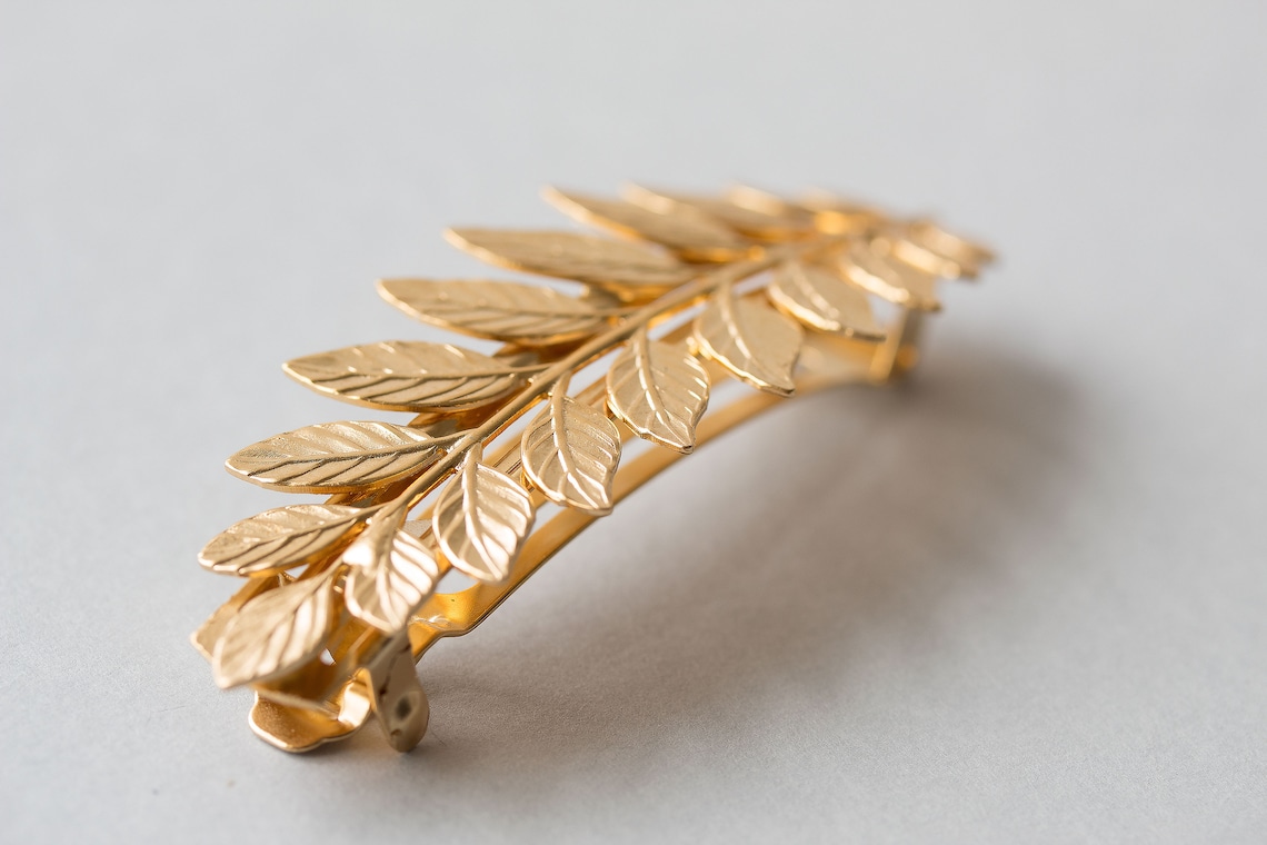 Greek Goddess Hair Clip Leaf Head Clip Leaf Headpiece - Etsy