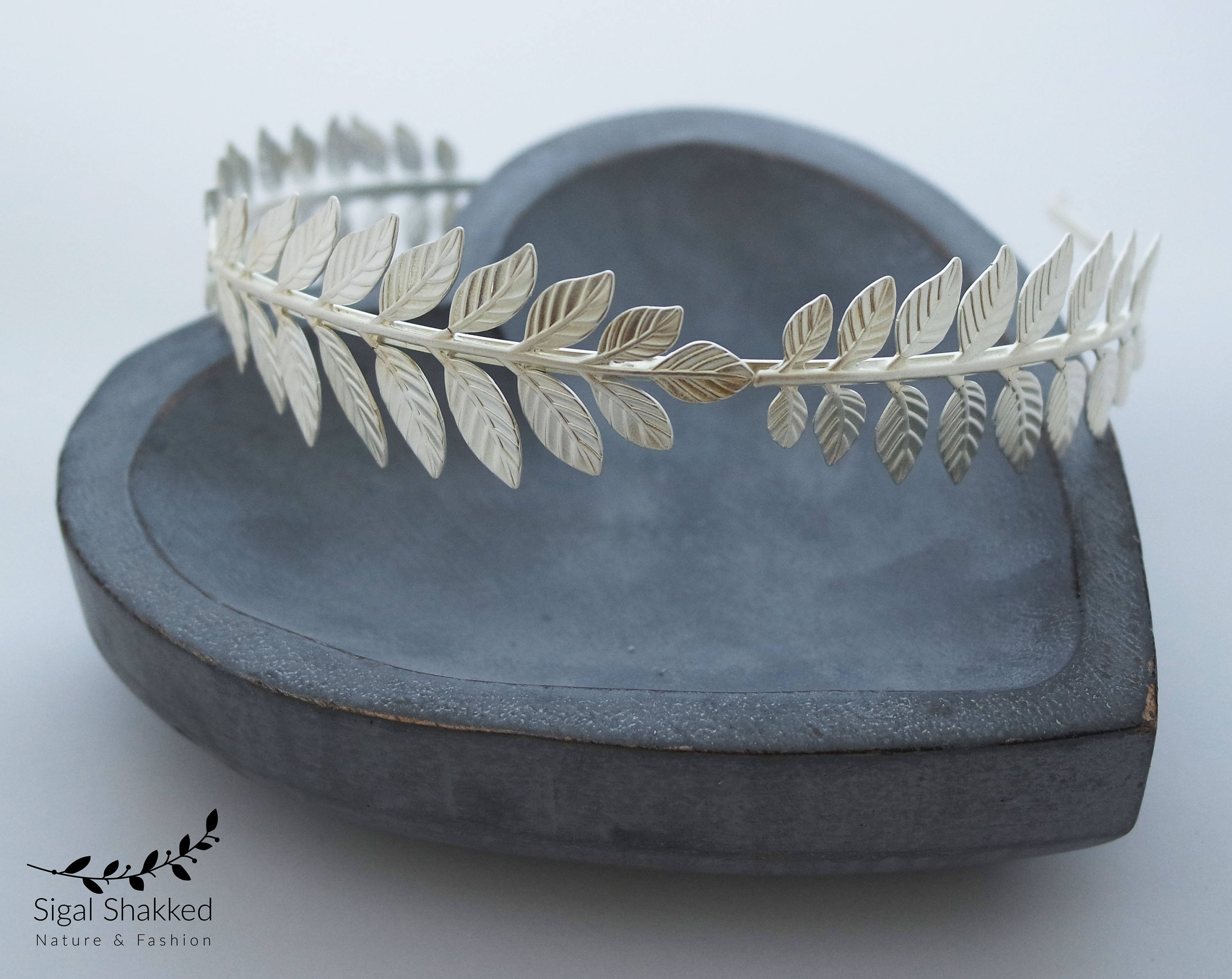 Greek Crown Leaf Crown Bridal Headband Leaf Headpiece - Etsy