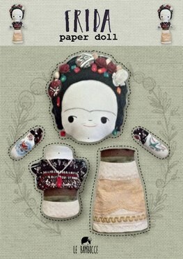 Instant PDF Download PAPER DOLL frida Kahlo - Etsy