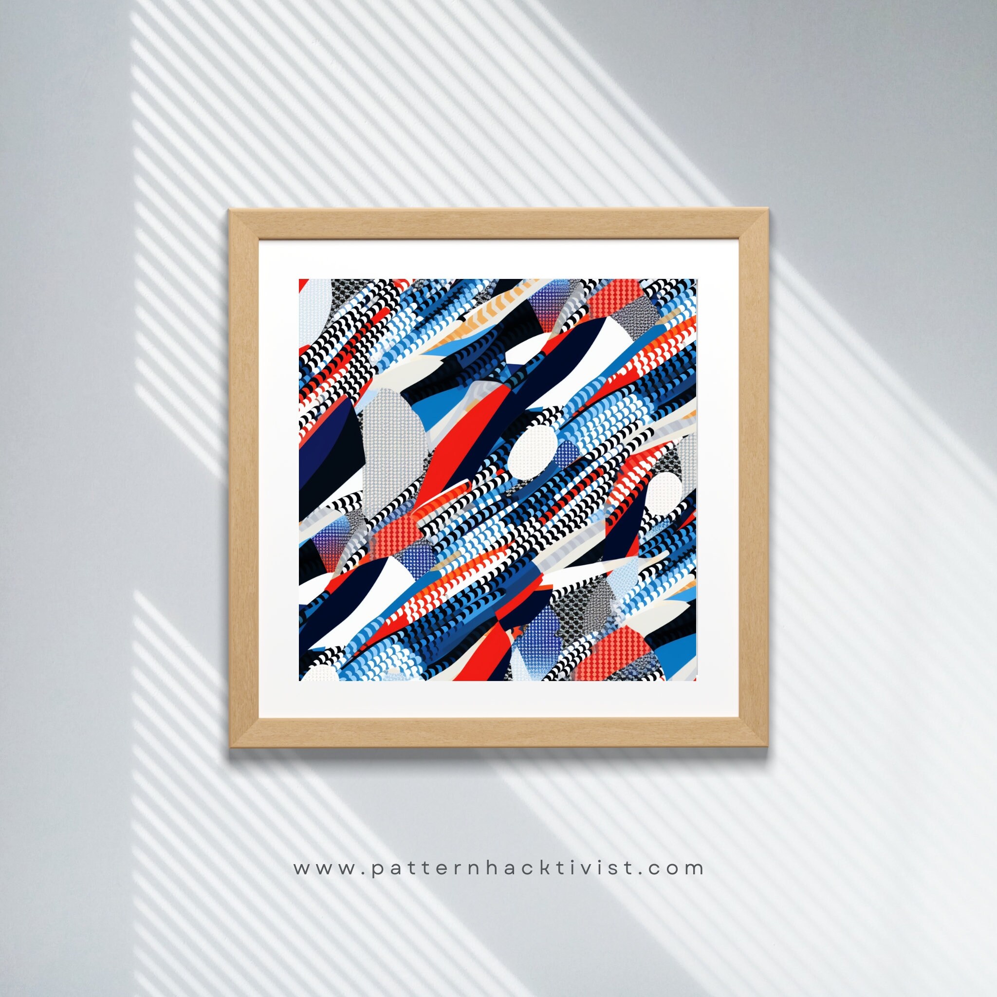 Vibrant Scrapbook Paper Seamless Geometric Digital Pattern, Etsy ...