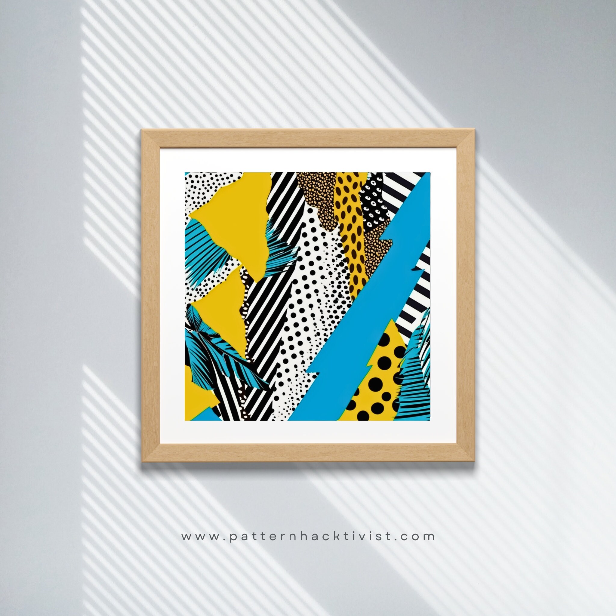 Vibrant Scrapbook Paper Seamless Geometric Digital Pattern, Etsy ...