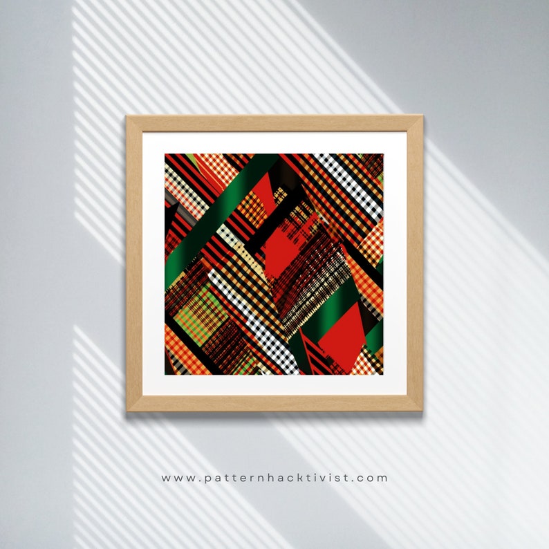 Vibrant Scrapbook Paper Seamless Geometric Digital Pattern, Etsy ...