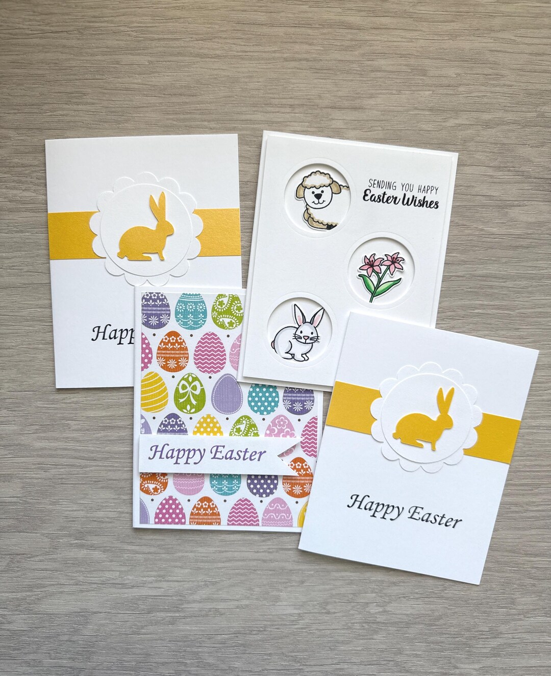 Easter Card Set. Happy Easter Cards. Easter Notecards. - Etsy