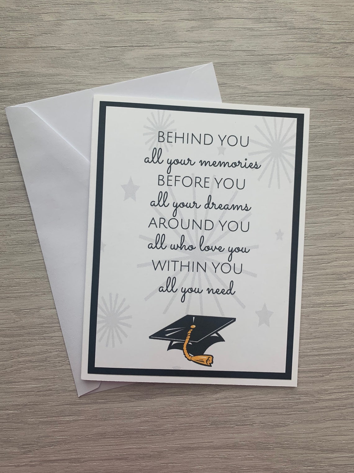Graduation Card. Inspirational Card. Congrats Grad. Class of 2022 ...