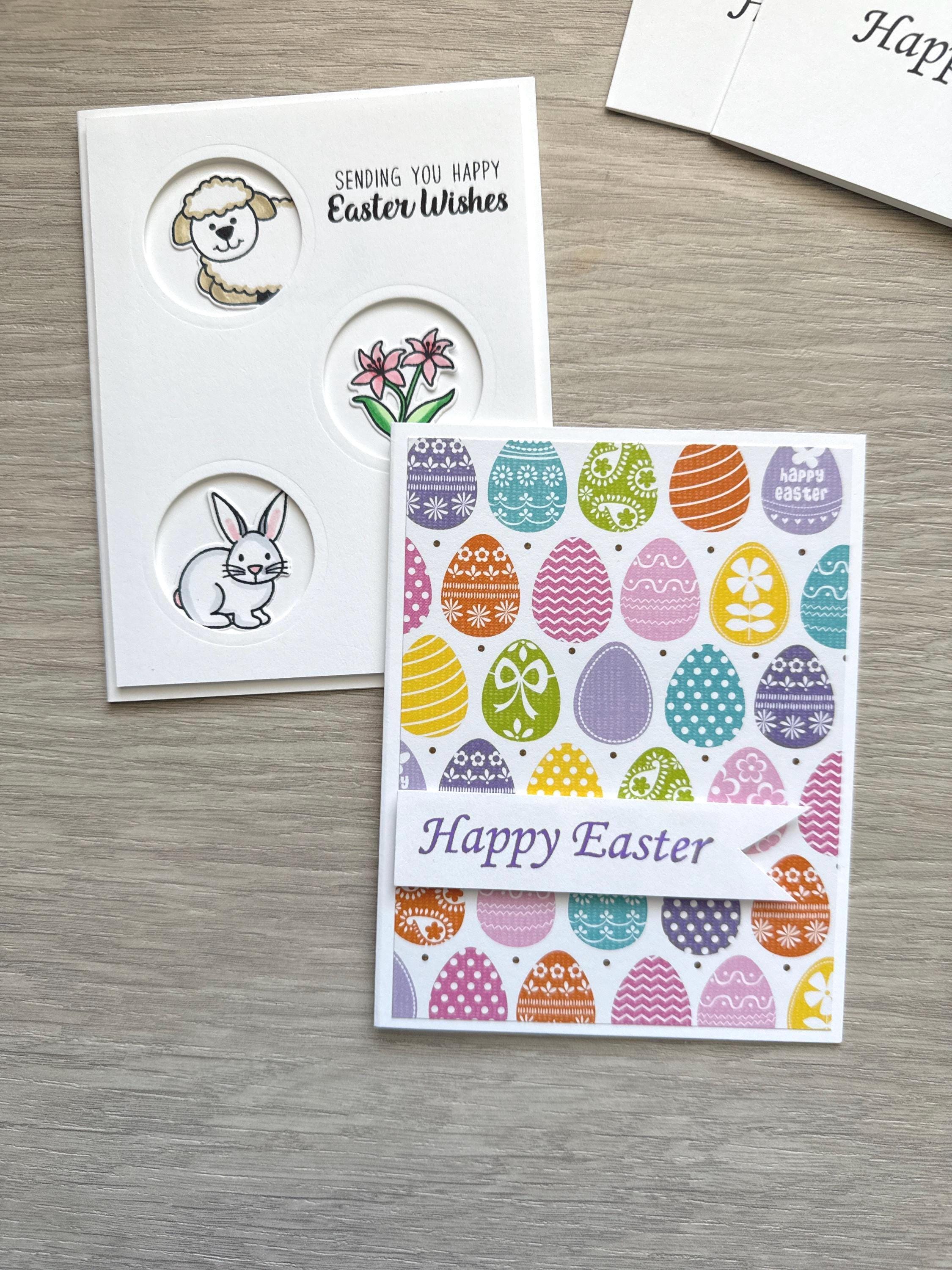 Easter Card Set. Happy Easter Cards. Easter Notecards. - Etsy