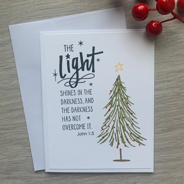 Christmas Tree Card - Etsy