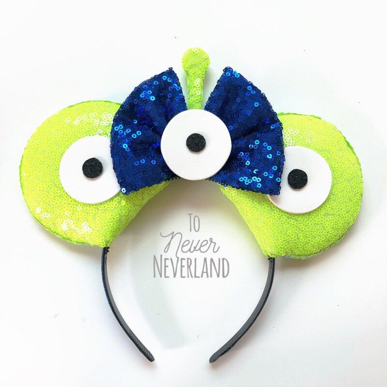 Toy Story Alien Ears Toy Story Green Alien Mickey Ears Pixar | Etsy