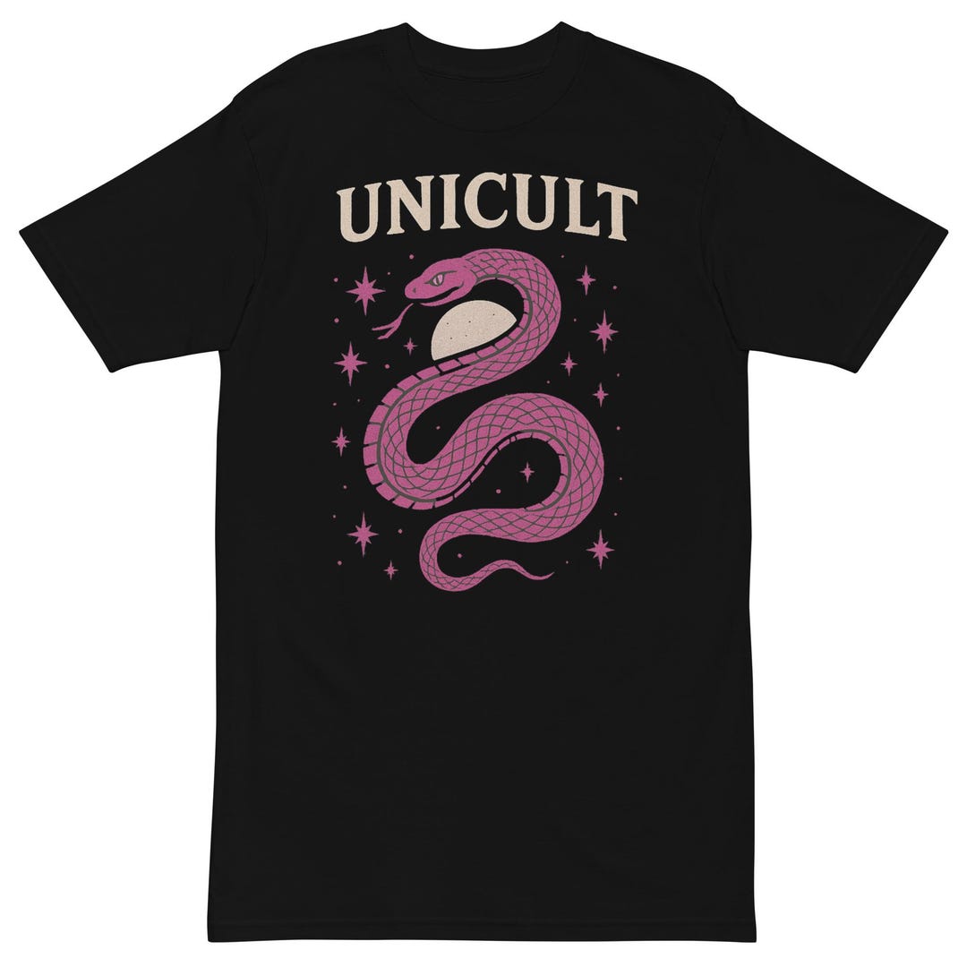 Snake UNICULT T-shirt - Etsy