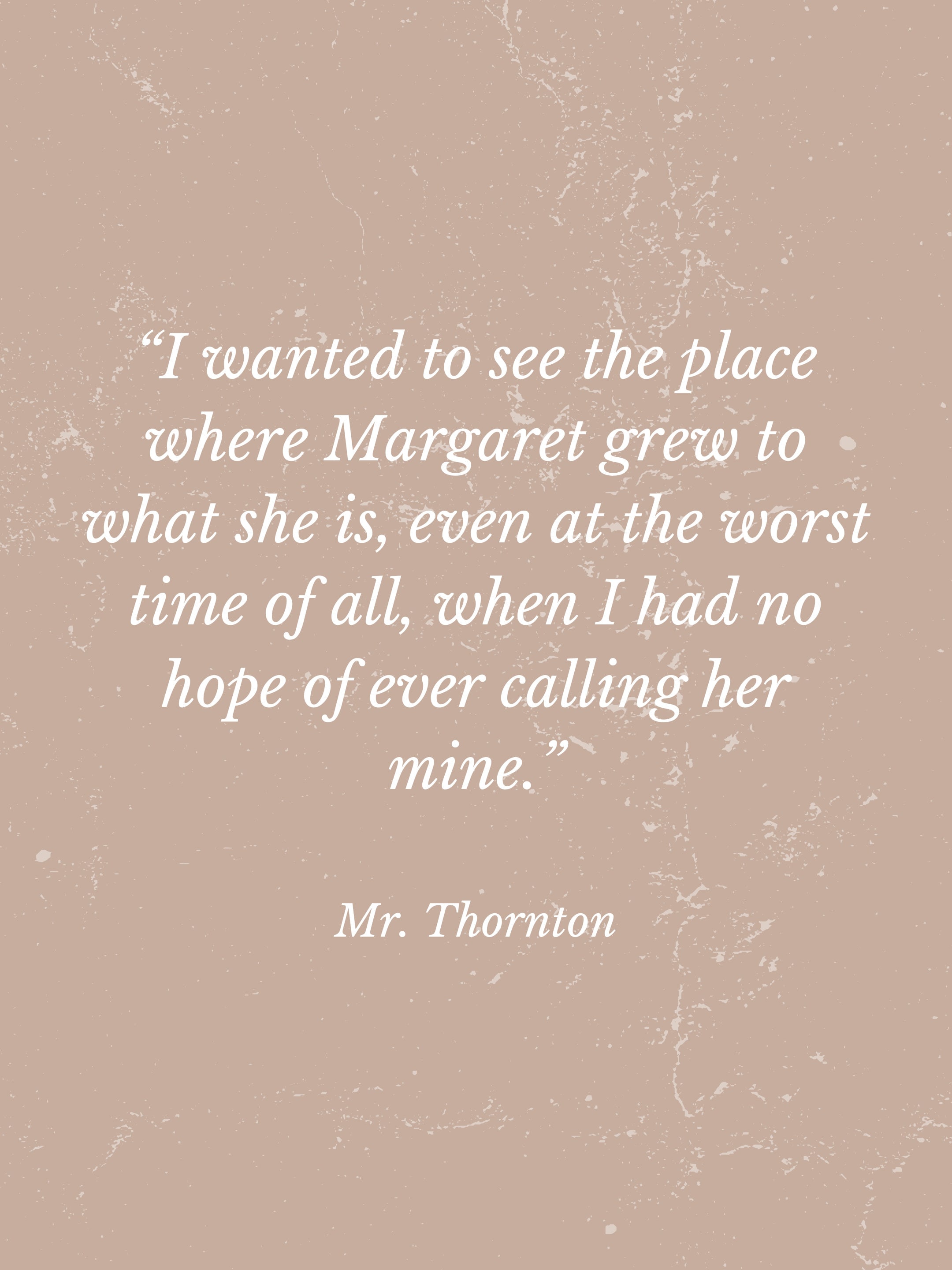 North and South Quote, Mr Thornton Quote, North and South Art Print - Etsy