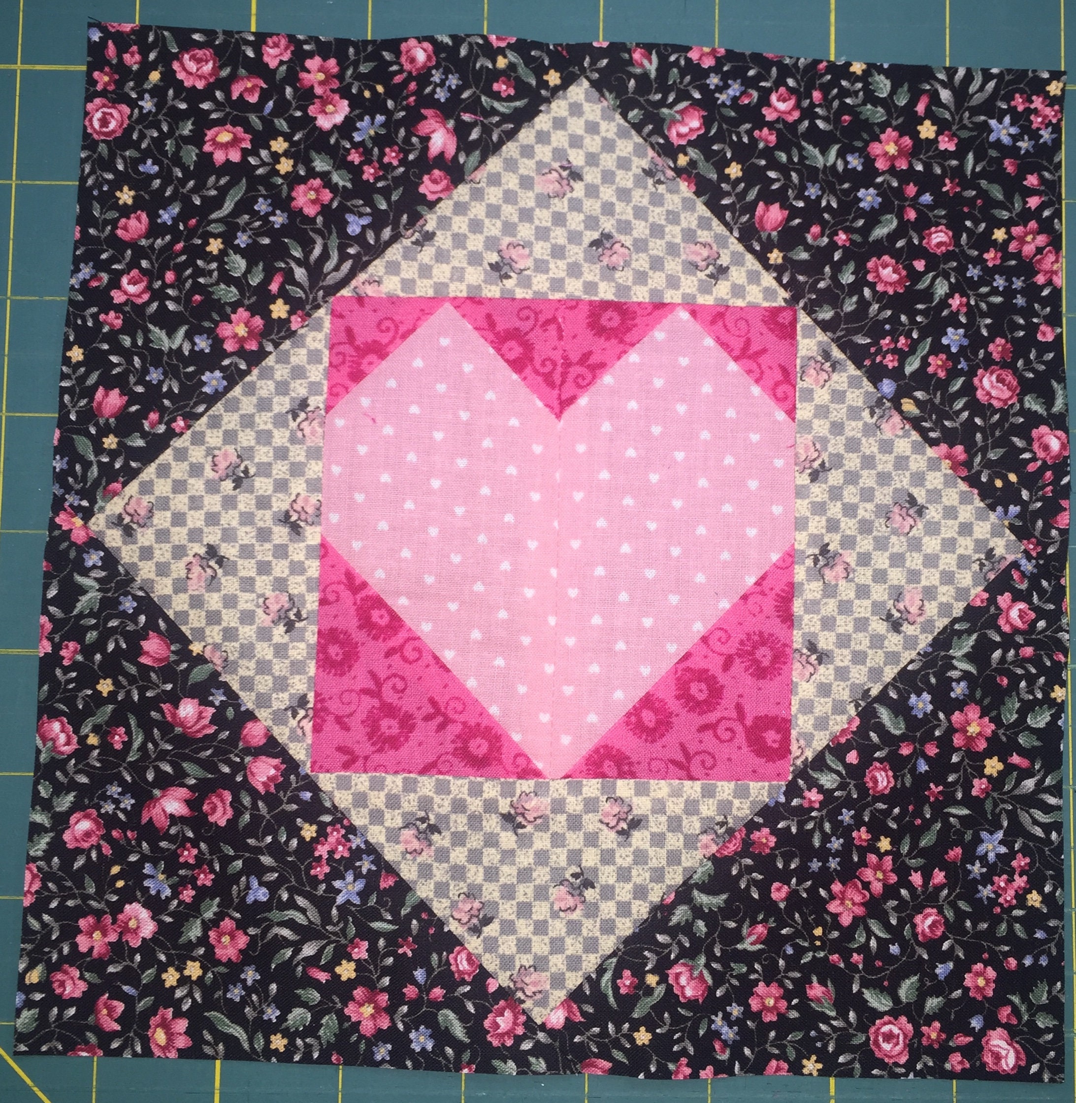 Love Squared - Paper Piecing Pattern - Etsy