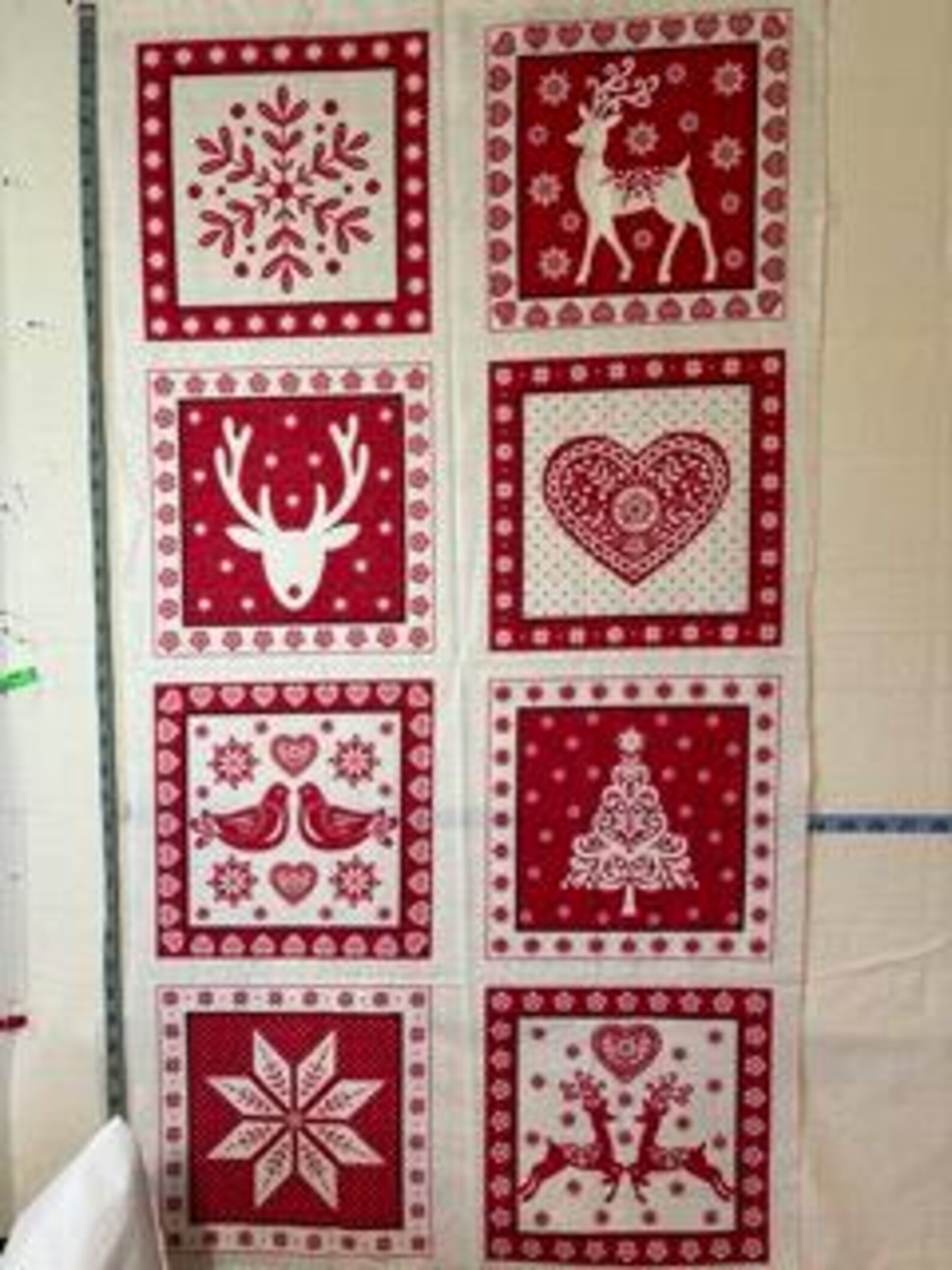 Scandinavian Quilt Panel 100% Quilting Cotton 24x42 Inches - Etsy