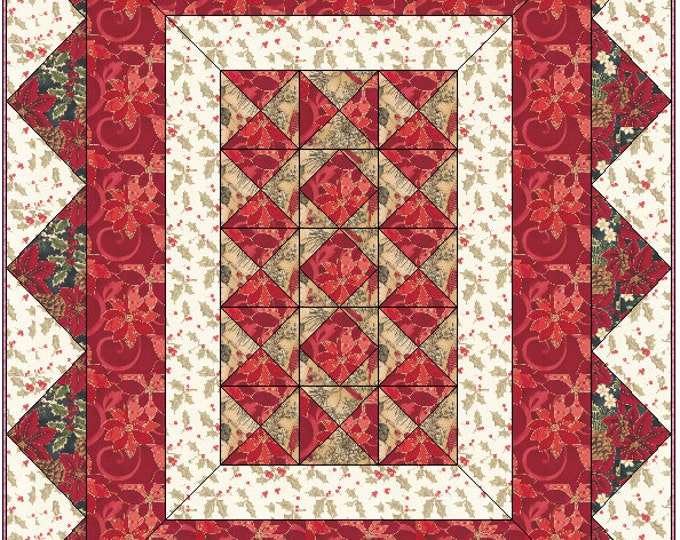 Flowers for Ruby Quilt Pattern - Etsy Canada