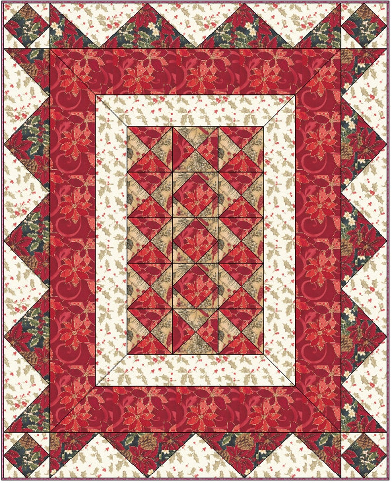 Ruby's Bouquet Quilt Pattern - Etsy
