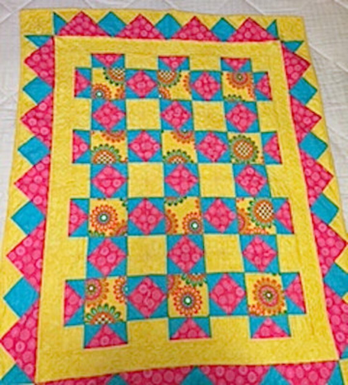 Flowers for Ruby Quilt Pattern - Etsy Canada