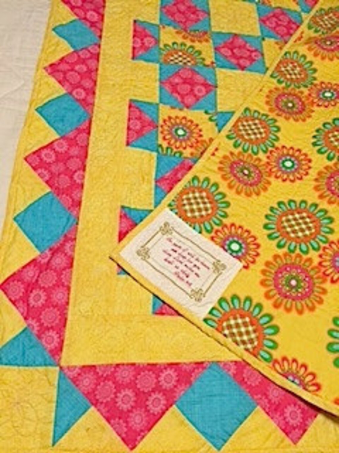 Flowers for Ruby Quilt Pattern - Etsy Canada