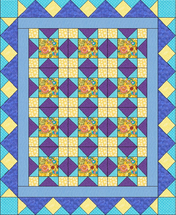 Flowers for Ruby Quilt Pattern - Etsy Canada