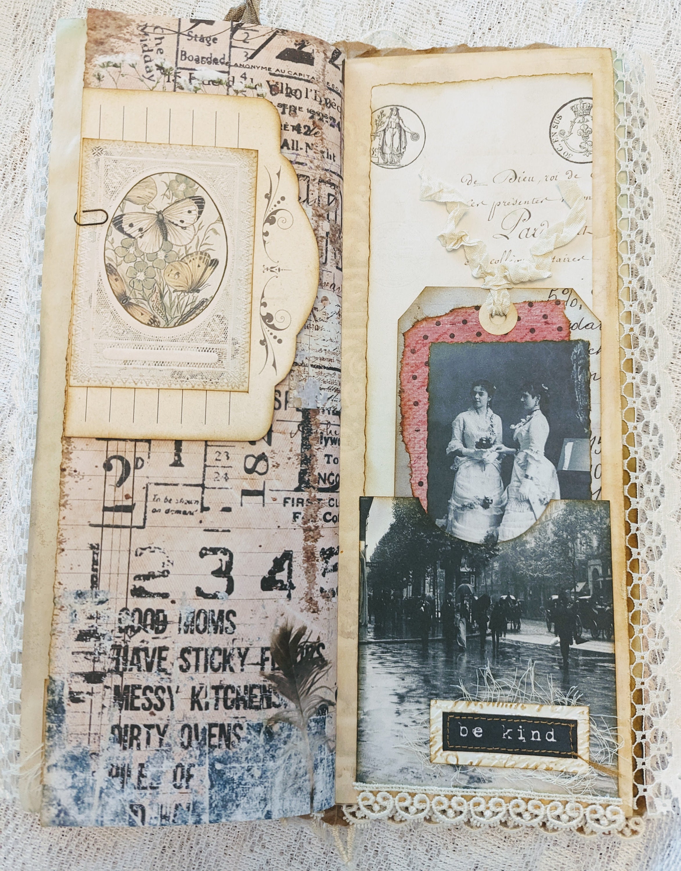 Document Style Journal, Eclectic, Vintage Style - Etsy