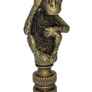 Antique Brass Decorative Monkey Lamp Shade Finial - Etsy