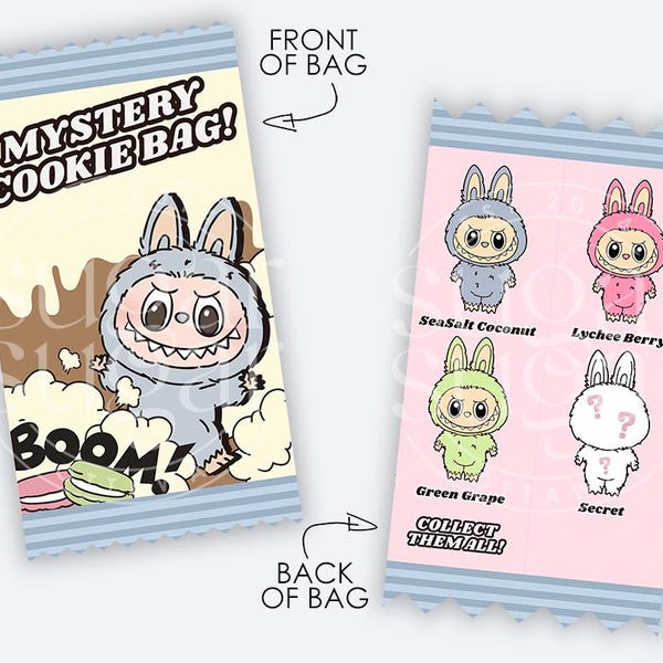 Printable Labubu Box - Etsy